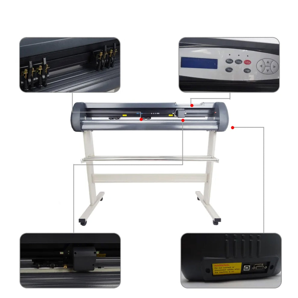 Plotter de Corte 110cm + Software Signmaster + Rack | Full Sublimación
